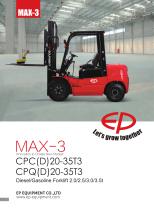 MAX-3 - EP Equipment - PDF Catalogs | Technical Documentation | Brochure