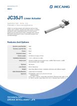 Electric actuator - JC35J1 - Jiecang Linear Motion - linear / DC / 24 V