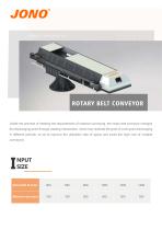 Rotary Belt Conveyor - Jono - Suzhou JONO Environmental Technology Co., LTD - PDF Catalogs ...