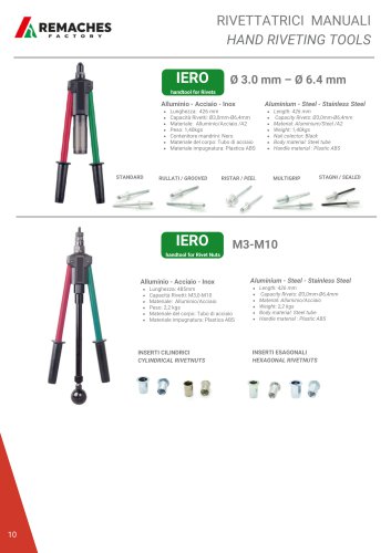 All Remaches Factory catalogs and technical brochures