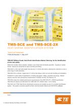 TMS-SCE and TMS-SCE-2X HEAT SHRINK IDENTIFICATION SYSTEM - TE ...