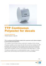 TTP Continuous Polyester for decals - TE CONNECTIVITY - PDF Catalogs ...