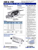 FLOW SWITCH SELECTION GUIDE - Thomas Products LTD - PDF Catalogs | Technical Documentation ...