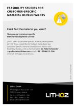 LCM TECHNOLOGY MATERIAL OVERVIEW - Lithoz GmbH - PDF Catalogs ...