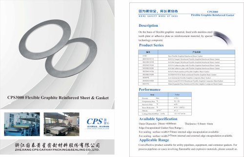 All Zhejiang CPS Cathay Packing Sealing CO., LTD catalogs and technical ...