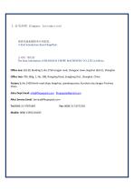 FHOPE introduce - Shanghai Fhope machinery co.,ltd - PDF Catalogs ...