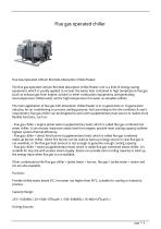 Flue gas operated chiller - SHUANGLIANG ECO-ENERGY SYSTEMS CO., LTD ...