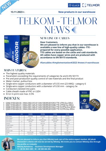 All TELMOR catalogs and technical brochures