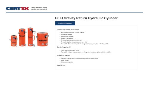 HAC H - Certex Bridon Lifting Systems - PDF Catalogs | Technical ...