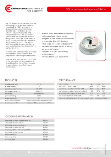 All Cranford Controls catalogs and technical brochures