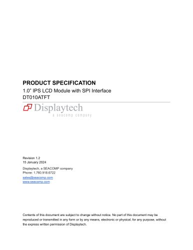 64128P-Series - Displaytech - PDF Catalogs | Technical Documentation ...