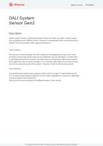 DALI System Sensor Gen2 - Luxo - PDF Catalogs | Technical Documentation ...