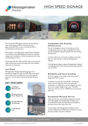 All Messagemaker Displays catalogs and technical brochures