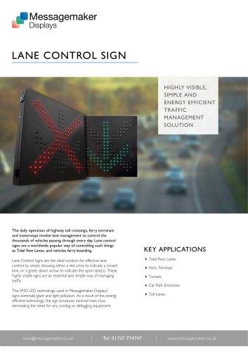 VEHICLE ACTIVATED WARNING SIGN - Messagemaker Displays - PDF Catalogs | Technical Documentation ...