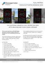 VEHICLE ACTIVATED WARNING SIGN - Messagemaker Displays - PDF Catalogs | Technical Documentation ...