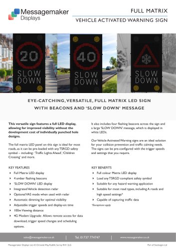 All Messagemaker Displays catalogs and technical brochures