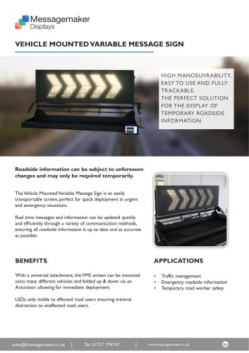 All Messagemaker Displays catalogs and technical brochures