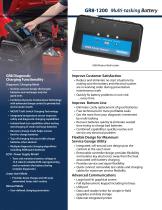 GR8-1200 - Midtronics - PDF Catalogs | Technical Documentation | Brochure