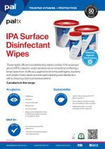 IPA Surface Disinfectant Wipes - PAL - PDF Catalogs | Technical ...