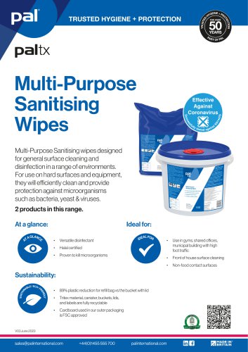 All PAL catalogs and technical brochures