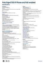 Poly Edge E100 IP Phone and PoE-enabled - Poly - PDF Catalogs ...