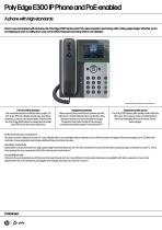 Poly Edge E300 IP Phone and PoE-enabled - Poly - PDF Catalogs ...