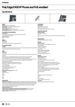 Poly Edge E400 IP Phone and PoE-enabled - Poly - PDF Catalogs | Technical Documentation | Brochure