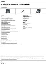 Poly Edge E400 IP Phone and PoE-enabled - Poly - PDF Catalogs | Technical Documentation | Brochure