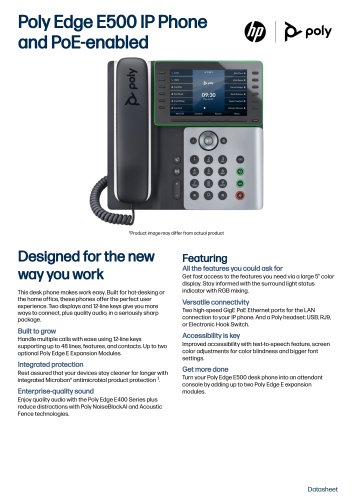 All Poly catalogs and technical brochures