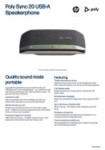 USB speaker-microphone - Sync series - Poly - smart