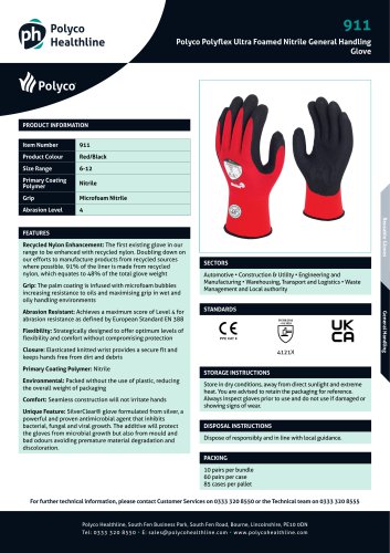 All Polyco Healthline catalogs and technical brochures