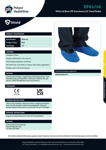 All Polyco Healthline catalogs and technical brochures