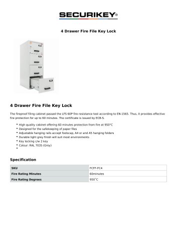 All Securikey catalogs and technical brochures