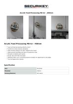 Acrylic Food Processing Mirror – 450mm - Securikey - PDF Catalogs ...