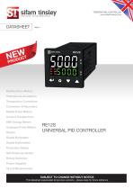 Indicator PID controller - RE12S - Sifam Tinsley - Modbus / universal / RS-485