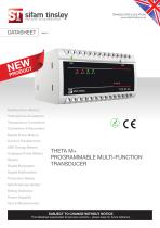 DIN rail power transducer - Theta M - Sifam Tinsley - three-phase