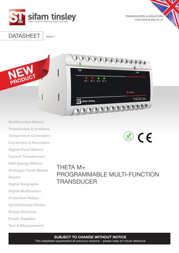 All Sifam Tinsley catalogs and technical brochures