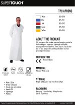 Disposable apron - PE45 - Supertouch - work / waterproof / polyester