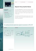 Magnetic Pickup Amplifier Module - Tempatron - PDF Catalogs | Technical Documentation | Brochure