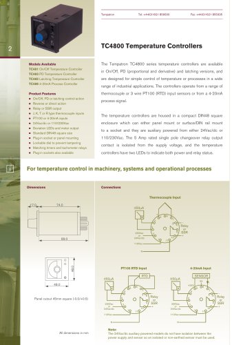 Temperature Probes - Tempatron - PDF Catalogs | Technical Documentation ...
