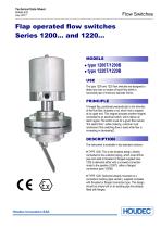 Magnetic flow switch - 1200T - Houdec Innovation - for liquids ...