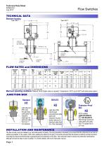 Flap operated flow switches Series 1200… and 1220... - Houdec ...