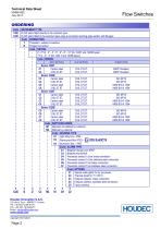 Flap operated flow switches Series 1200… and 1220... - Houdec ...