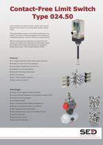 Contact-Free Limit Switch Type 024.50 - SED Flow Control GmbH - PDF ...
