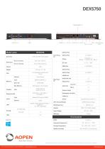 Specsheet DEX5750 - AOPEN - PDF Catalogs | Technical Documentation ...