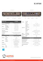 Specsheet IE-AP300 - AOPEN - PDF Catalogs | Technical Documentation ...