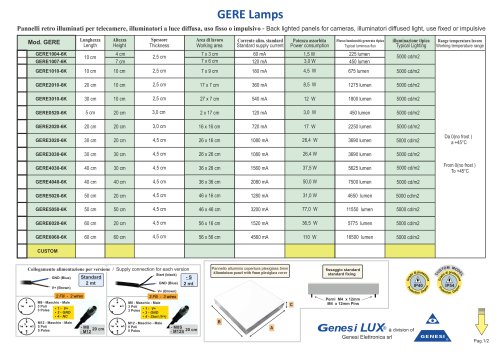 All GENESI ELETTRONICA SRL catalogs and technical brochures