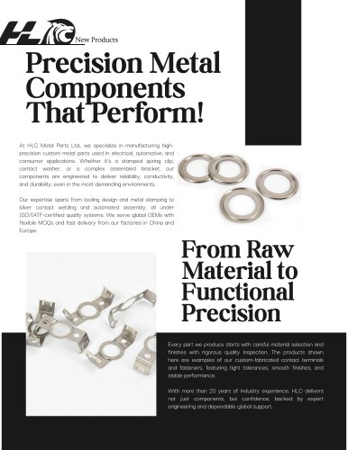 PRECISION METAL PARTS COLLECTION - HLC METAL PARTS LTD - PDF Catalogs ...