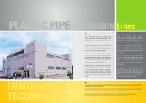 Plastic pipe extrusion lines - Sarem - PDF Catalogs | Technical ...