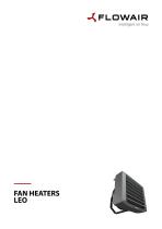 Industrial fan heater - LEO BMS - Flowair